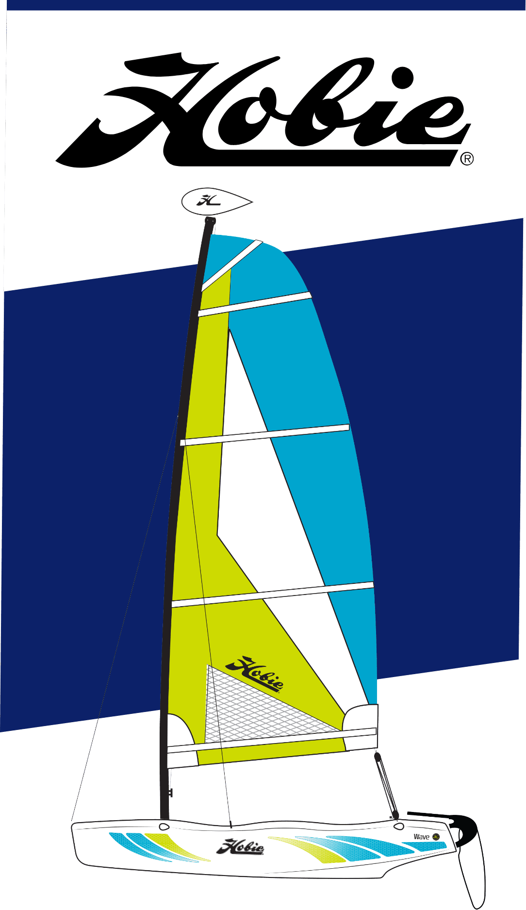 Hobie Wave - NV SAIL BOAT